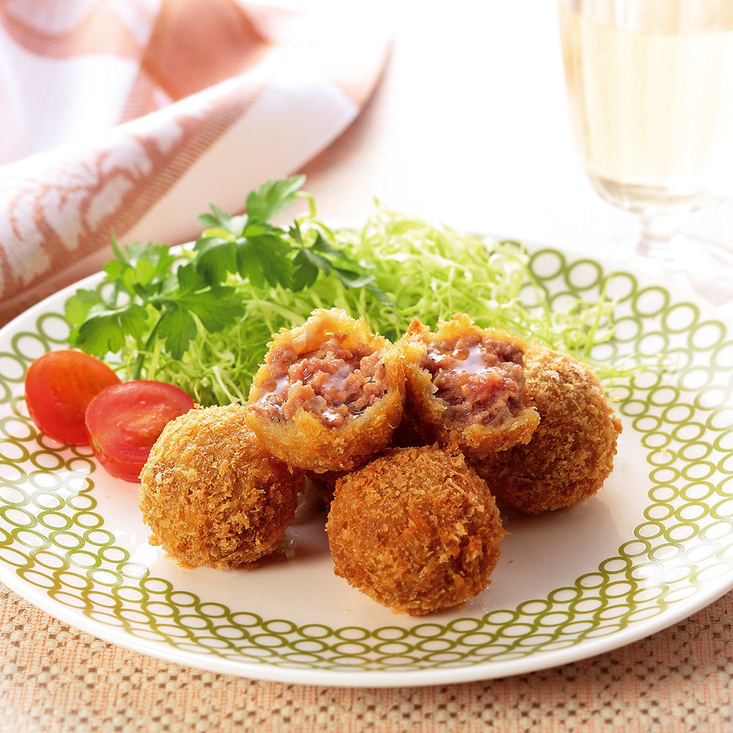 Kobe beef minced cutlet The Origin mail order | Kobe Motomachi Tatsuya ...